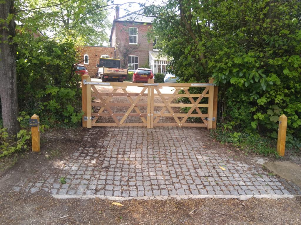 Handmade Hardwood Field Gates - South Coast Fencing